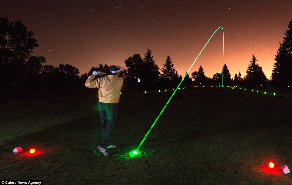 Motion Activated LED Golf Balls. Night Golf, Anyone? - GetdatGadget