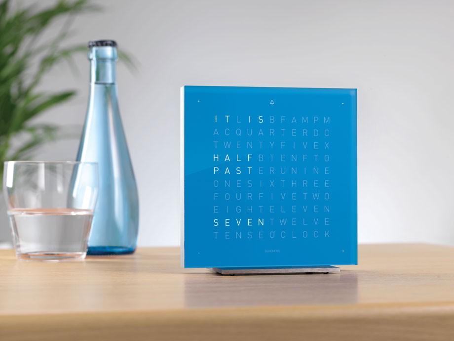 Qlocktwo Touch Clock Puts Your Time in Words - GetdatGadget