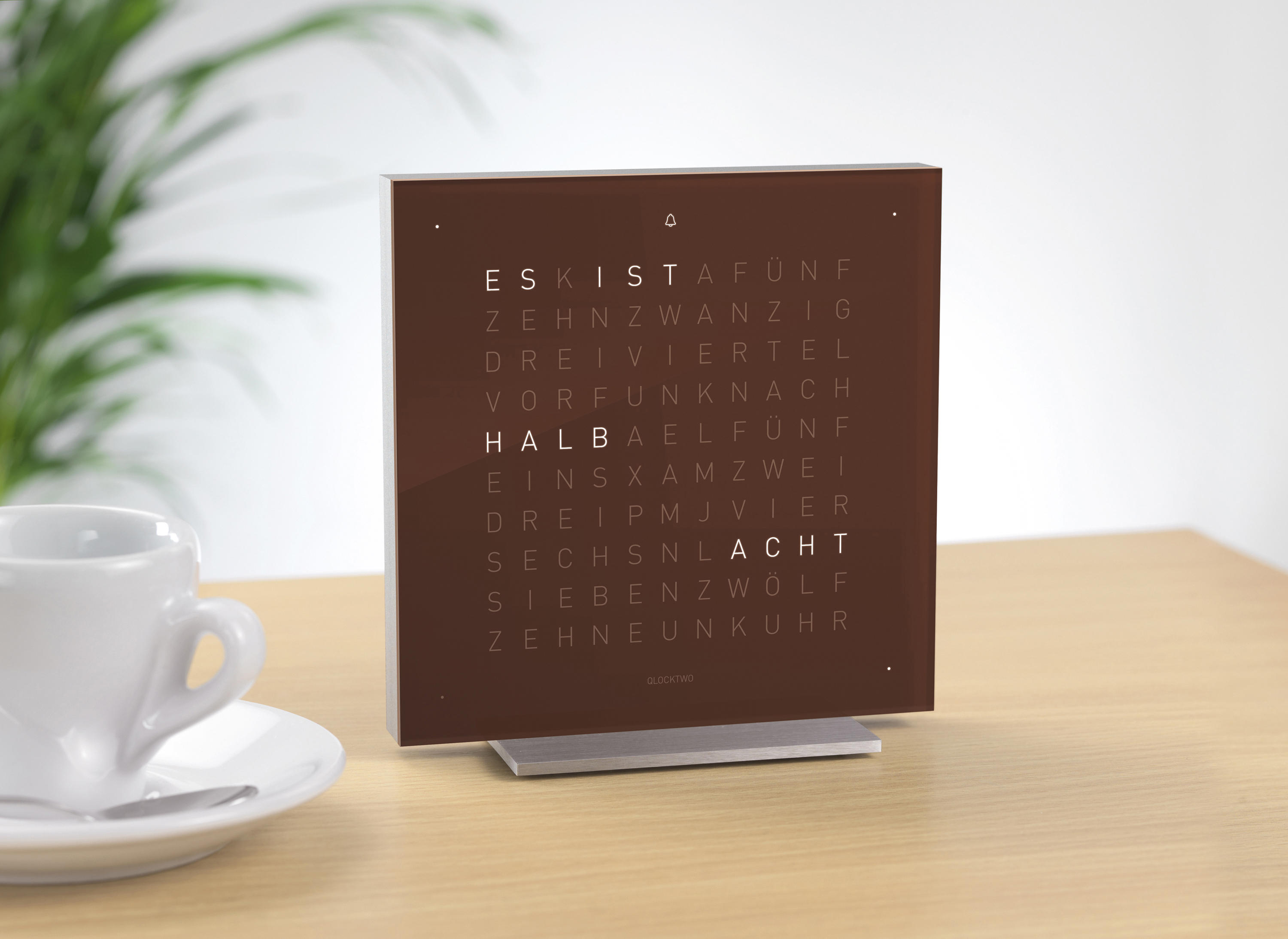 Qlocktwo Touch Clock Puts Your Time in Words - GetdatGadget