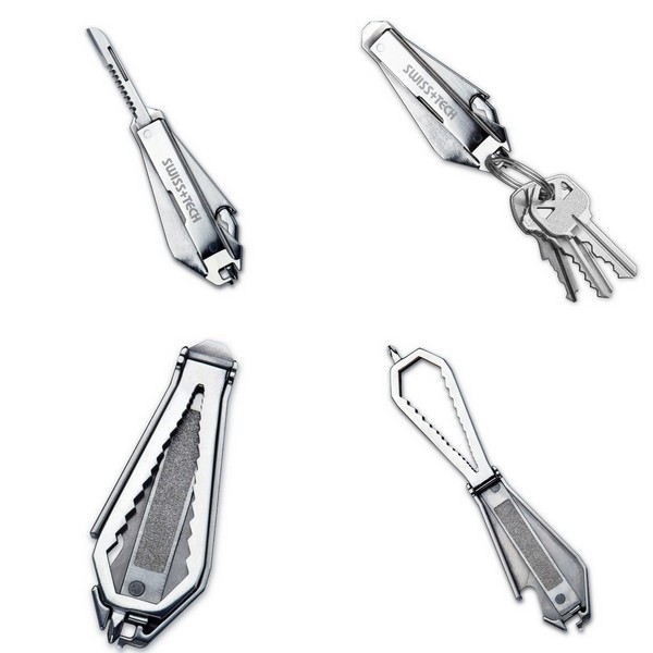 Supply Your DIY Needs with the Swiss+Tech Micro Slim 9-in-1 Key Ring ...