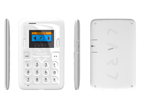 HomeGo Credit Card Size Cell Phone that Fits in a Wallet - GetdatGadget