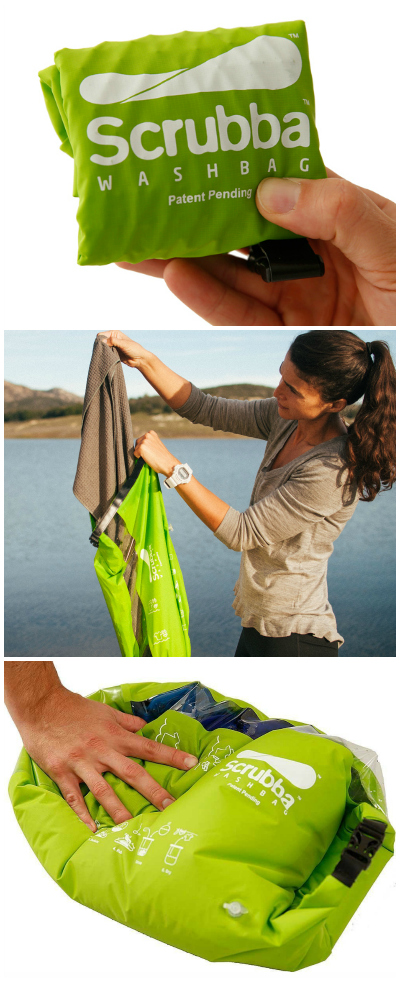 Scrubba Wash Bag - The Pocket-sized Washing Machine - GetdatGadget