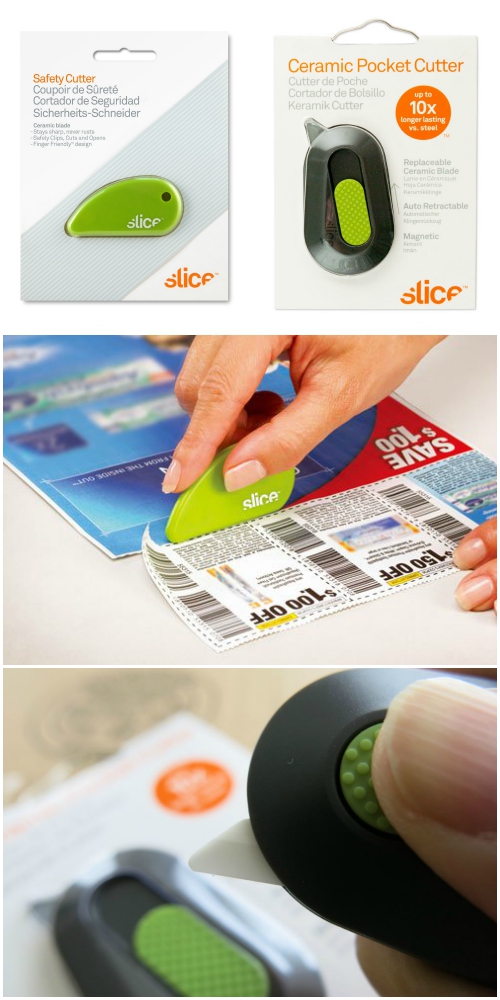 Slice Ceramic Safety Cutter and Pocket Cutter - GetdatGadget