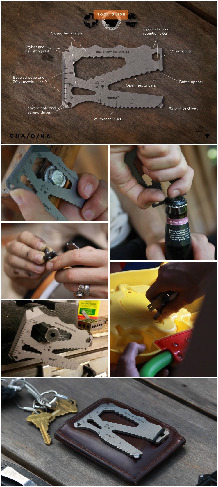 EDC Card - Carry a Toolbox in your Wallet - GetdatGadget