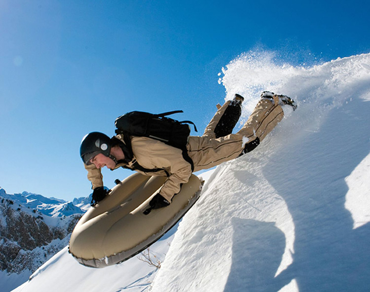 Hit The Slopes With The Airboard Inflatable Sled - GetdatGadget
