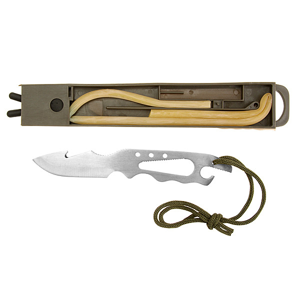Maxam 12pc Survival Knife has a few Tricks up its Sheath - GetdatGadget