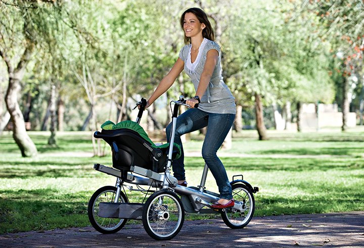Taga Transforms from Bike to Stroller in 20 Secs - GetdatGadget