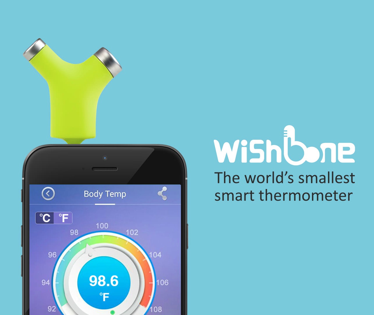 Wishbone Turns your Phone into a Baby Thermometer - GetdatGadget