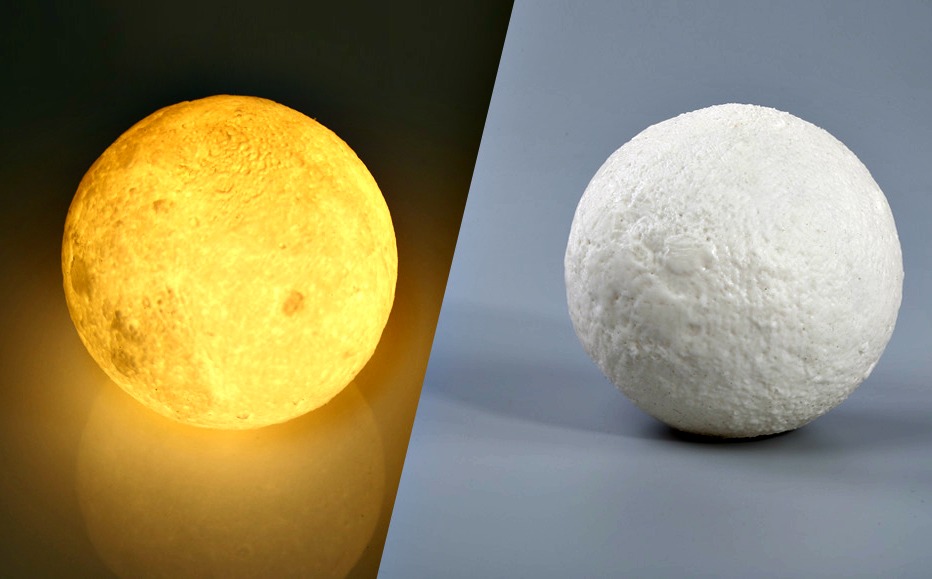 Moon LED Night Light Lets you Take the Moon Home - GetdatGadget