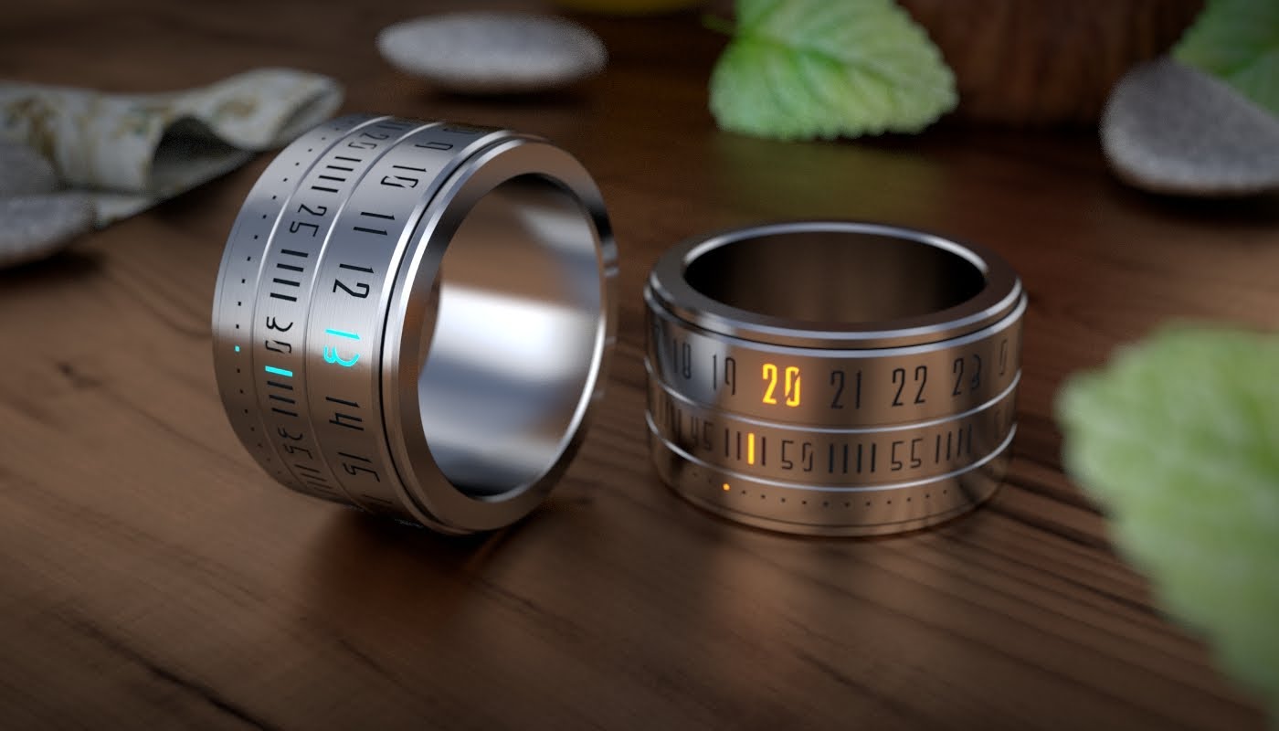Ring Clock: your Watch on your Finger - GetdatGadget