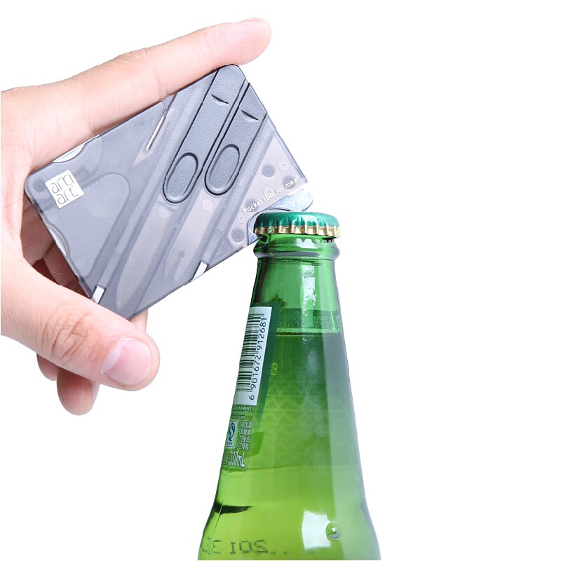 Artiart Cutlery Card Packs 7 Eating Utensils in Credit Card Sized Tool ...