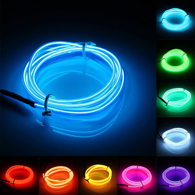 Light up the Dark with Neon EL Wire - GetdatGadget