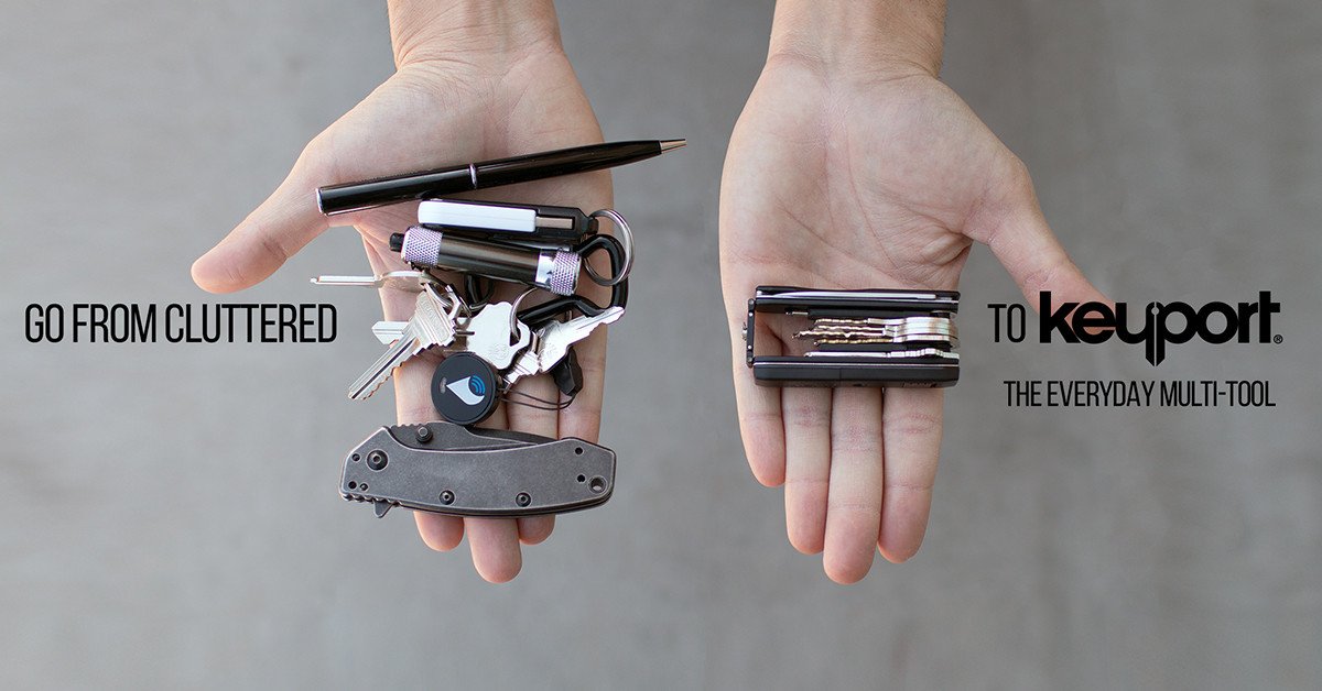 Keyport Pivot Combines your Multitool with your Keys - GetdatGadget