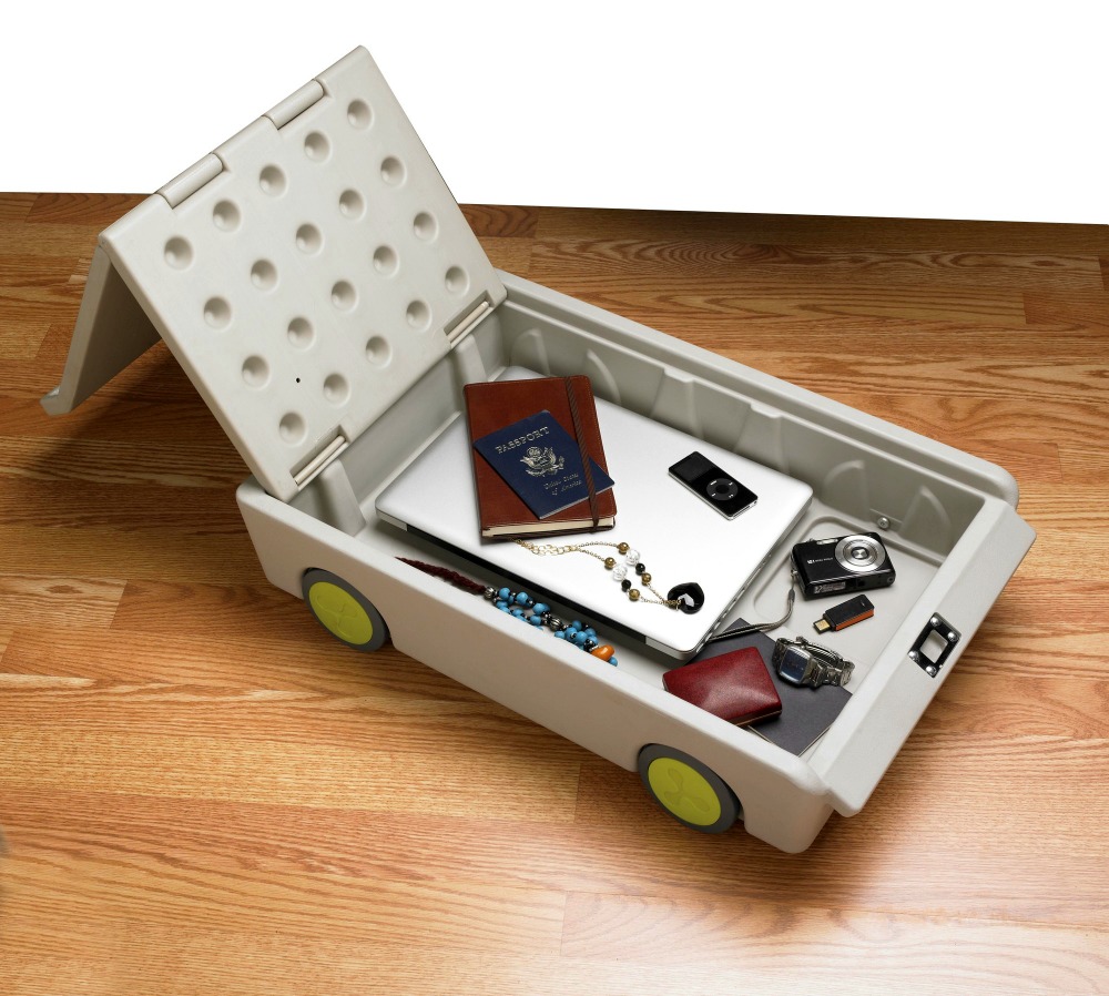 Lock and Roll Portable Under-Bed Personal Safe - GetdatGadget