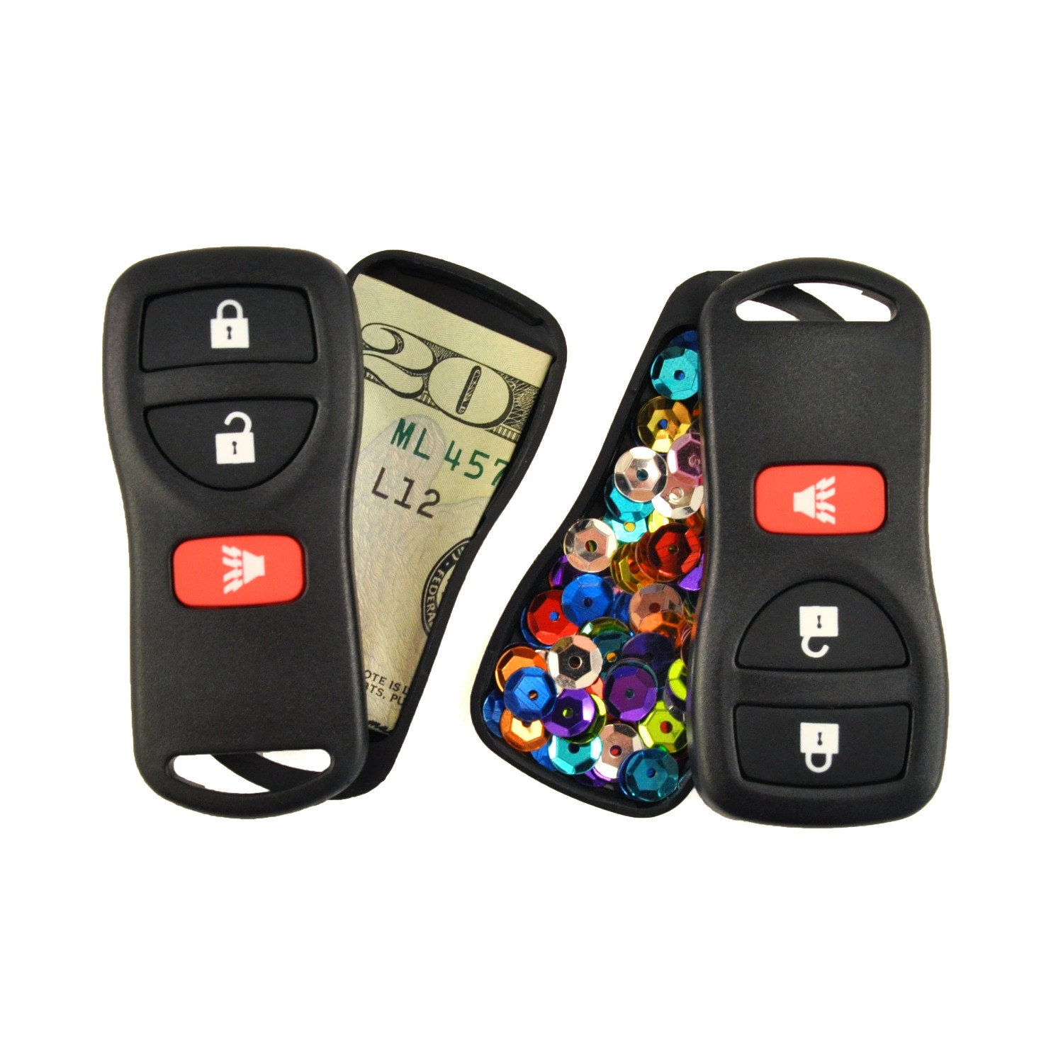Snea-Key Fob: Secret Stash in a Car Key - GetdatGadget