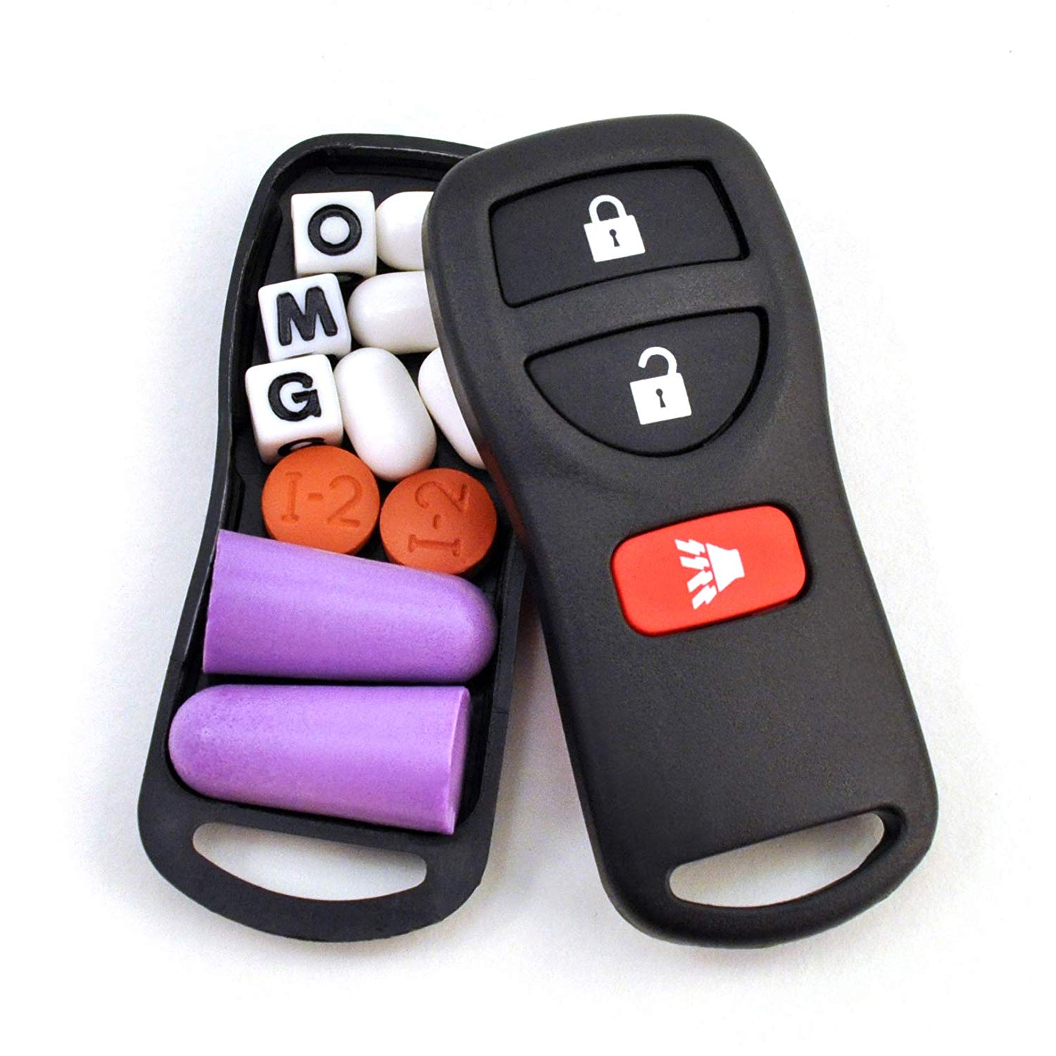 Snea-Key Fob: Secret Stash in a Car Key - GetdatGadget