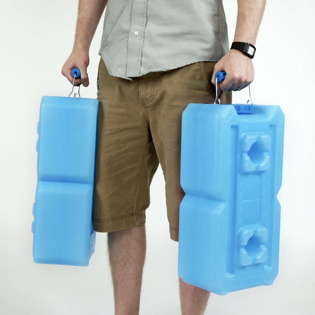 WaterBrick: Stackable Emergency Water and Food Storage Container ...